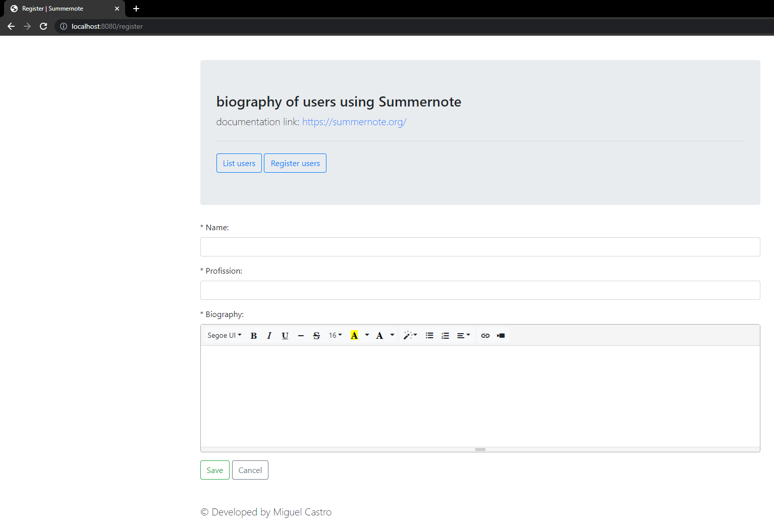 GitHub - MiguelCastro9/REST-API-with-Summernote: full-stack development