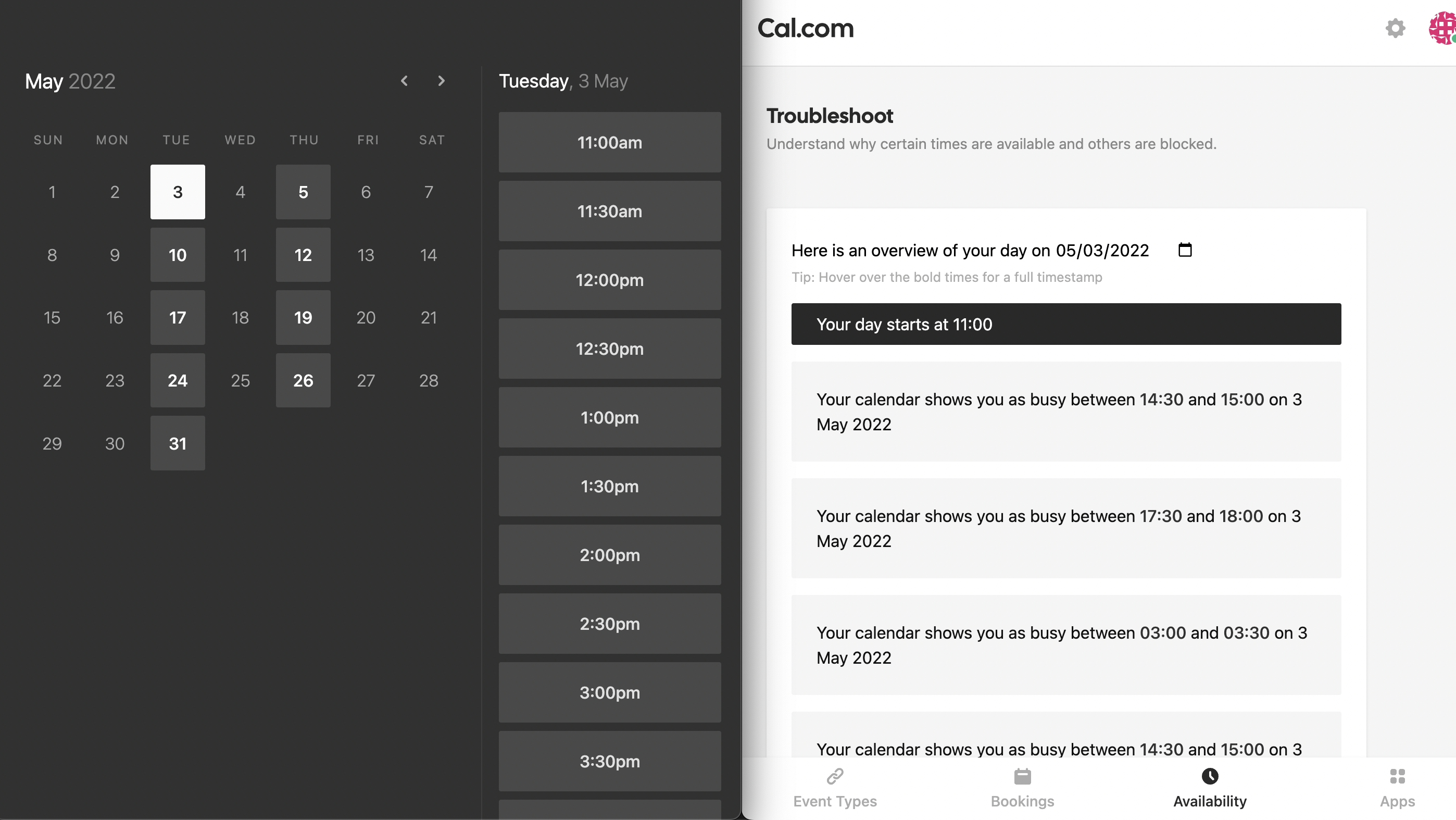 James sinka bug - cal.com/james · Issue #2615 · calcom/cal.com · GitHub