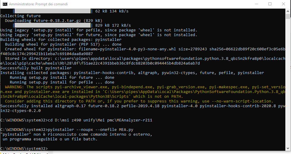 take yellow error and cannot use for analise firmware mei · Issue #24 · platomav/MEAnalyzer · GitHub