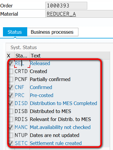 SAP production order TECO permission control - Programmer Sought