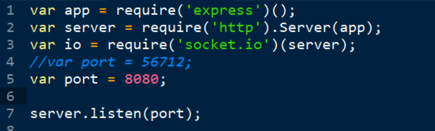 How to properly use port environment variables for nodejs deployed on ...