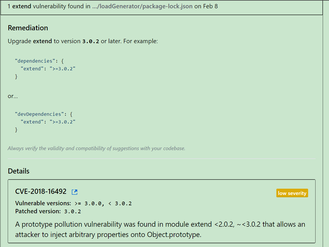 github仓库上的漏洞修复-icode9专业技术文章分享