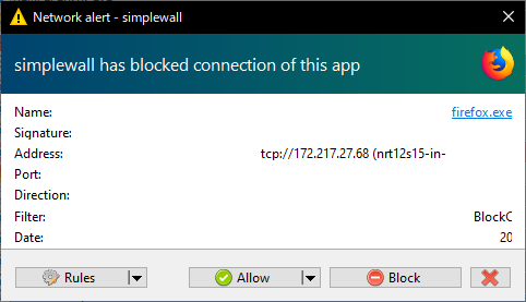 notification window issue in 3.0.6 · Issue #544 · henrypp/simplewall · GitHub