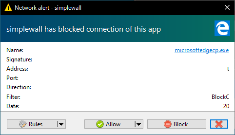 notification window issue in 3.0.6 · Issue #544 · henrypp/simplewall · GitHub