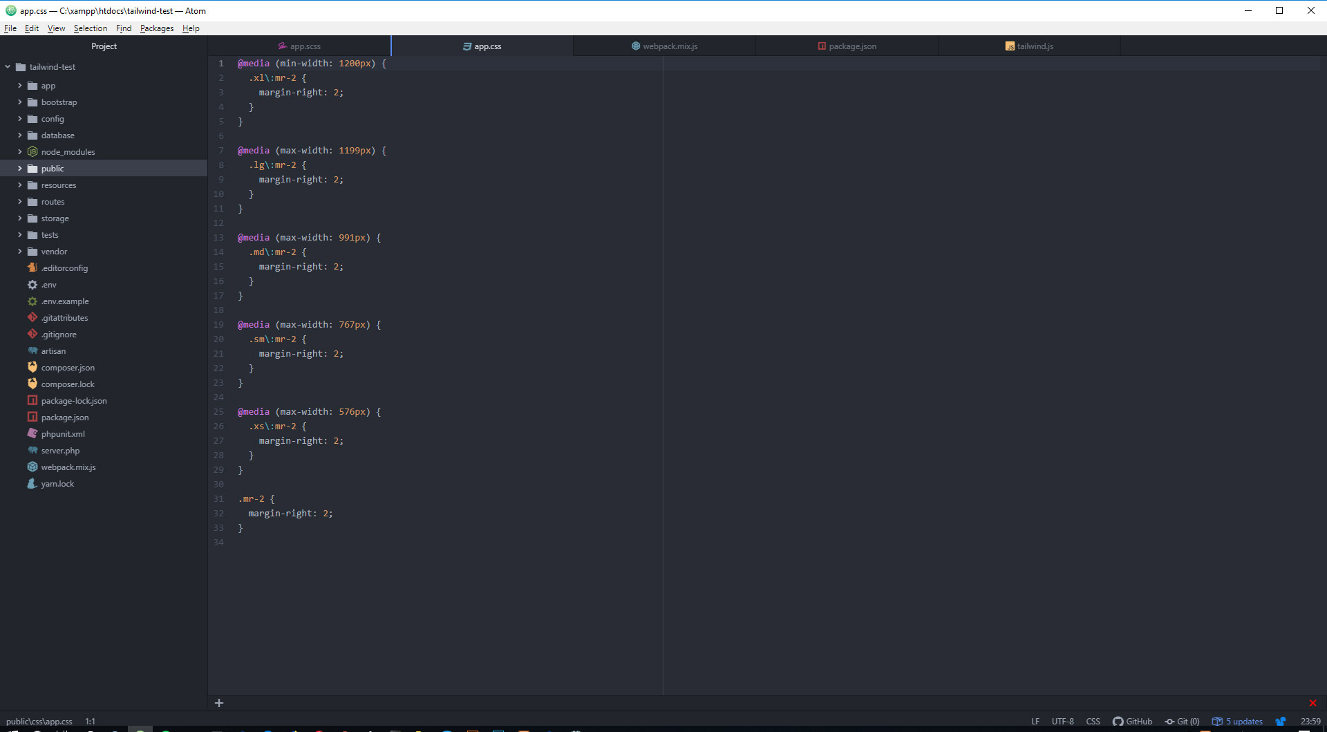 Feature request: Non Mobile first approach switch · Issue #778 · tailwindlabs/tailwindcss · GitHub