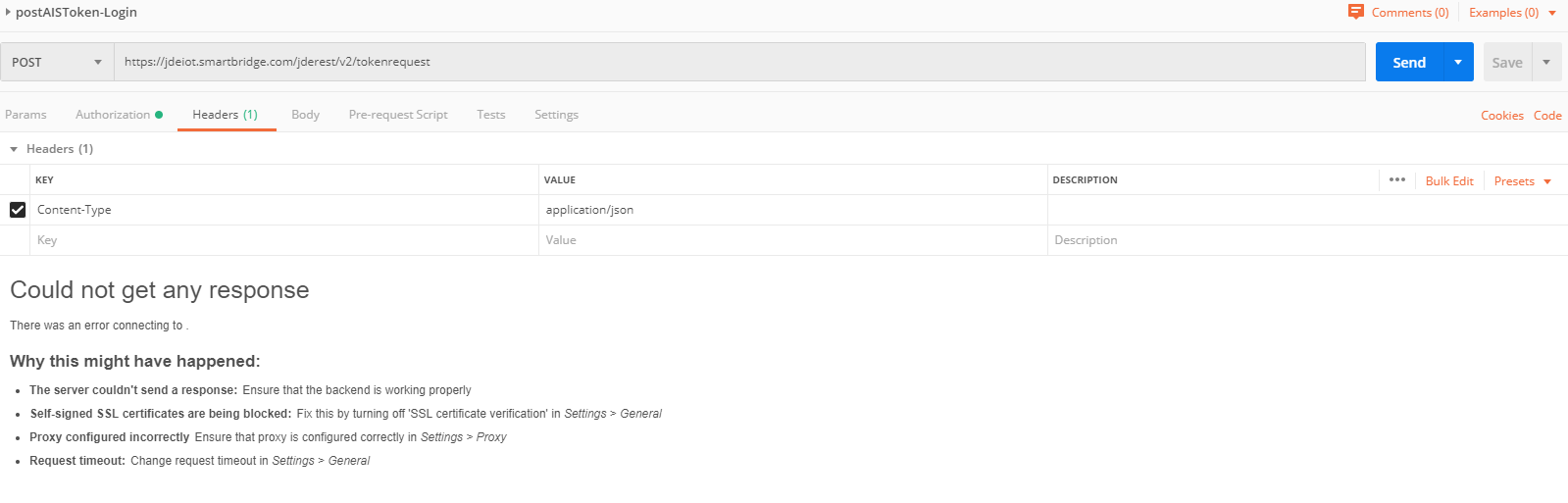 APIs could not get response from Postman whereas it works with SOAP UI ...