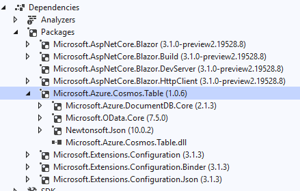 Calling Azure Table Function from blazor web assembly · Issue #20482 · dotnet/aspnetcore · GitHub
