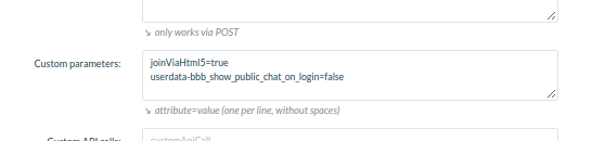 2.4 - (API Mate) Public chat custom parameter not working · Issue ...