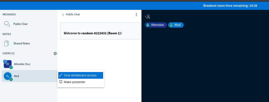 [2.4-beta-2] Breakout rooms :: Users who joined only with audio are ...