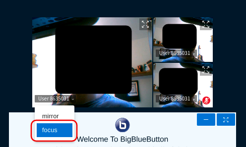 Different defocus button when webcam is already in focus · Issue #13127 · bigbluebutton ...
