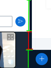 Part of the camera border is not resizable when positioned below the ...
