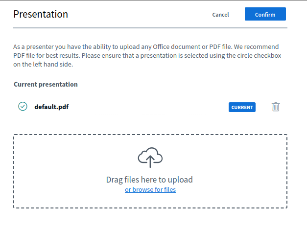 Disabling the presentation download with annotation is also disabling the original presentation ...