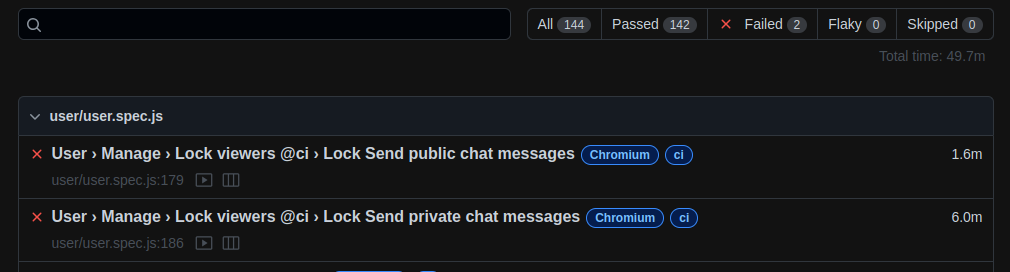 lock viewers: failing tests on CI related to unlocking users and ...