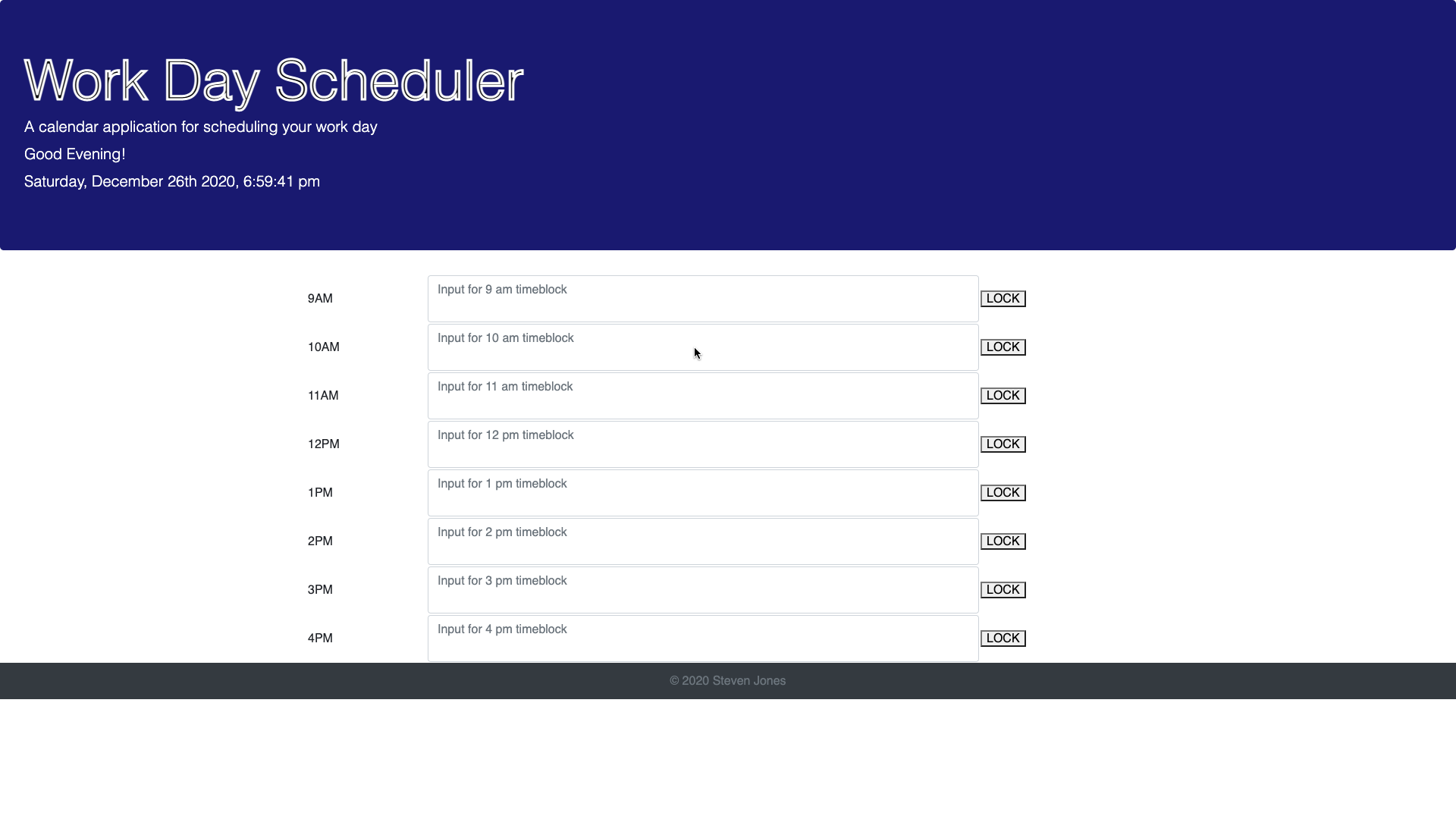 GitHub - StevenSJones/WorkDayCalenderFifthEdition: Create a simple ...