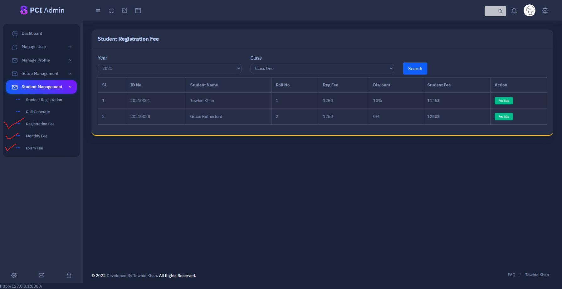 GitHub - TowhidKhan01/student_management_system: CSE470 Project