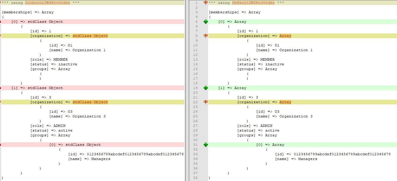 LcobucciJWSProvider loads payload as stdclass instead of associative array · Issue #654 · lexik ...