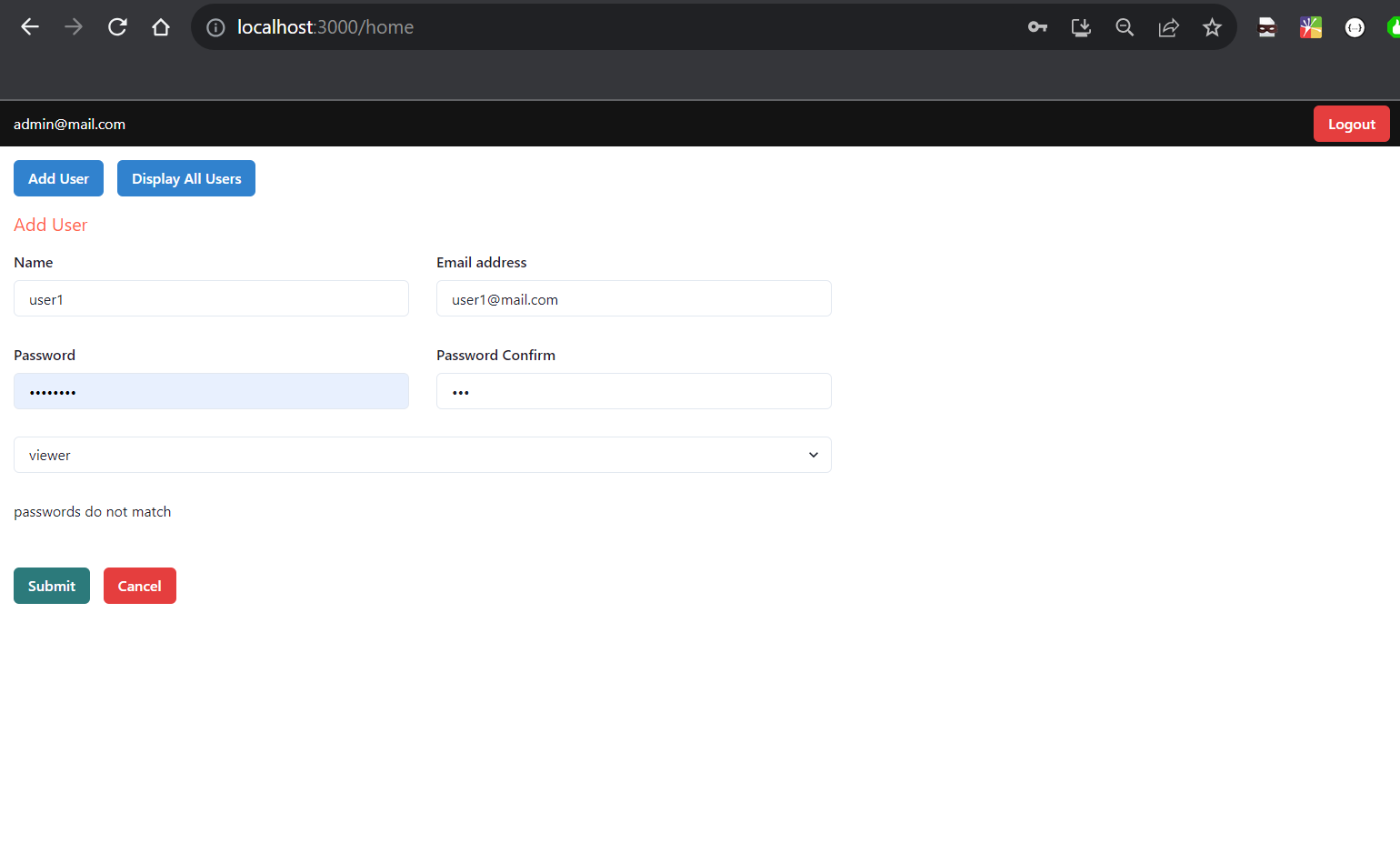 GitHub - a2rp/user-management-dashboard: React.js, Node.js, Chakra UI