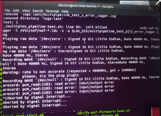 [BUG][CML]"error: ipc timed out for 0x60050000 size 12" when running multipipeline using more ...