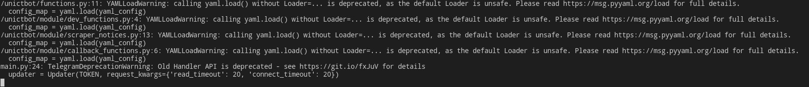 YAMLLLoadWarning: calling yaml.load() without Loader=... is deprecated · Issue #16 · UNICT-DMI ...