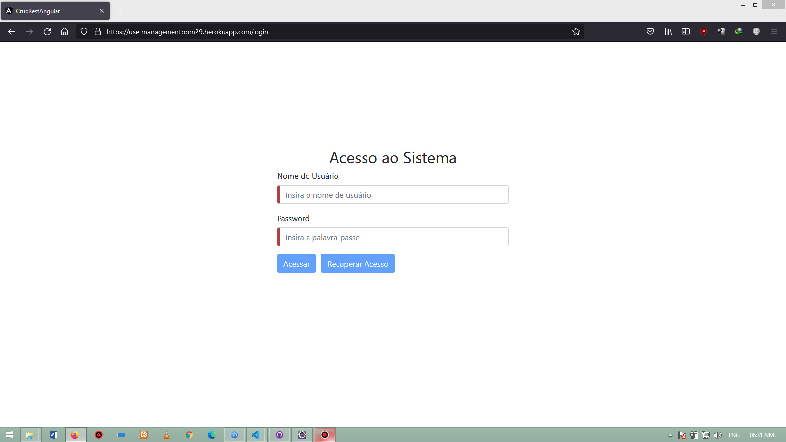 Github Belmiromungoicrud Rest Angular Fazendo Um Crud Com Rest Api E Com Angular