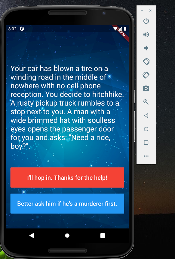 GitHub - prateekjain4/Flutter-Distini-App: Adventure game like Bandersnatch