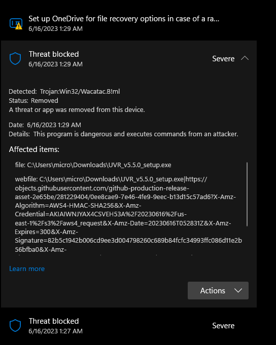 Flagged As Virus By Win 11 · Issue 616 · Anjok07ultimatevocalremovergui · Github 