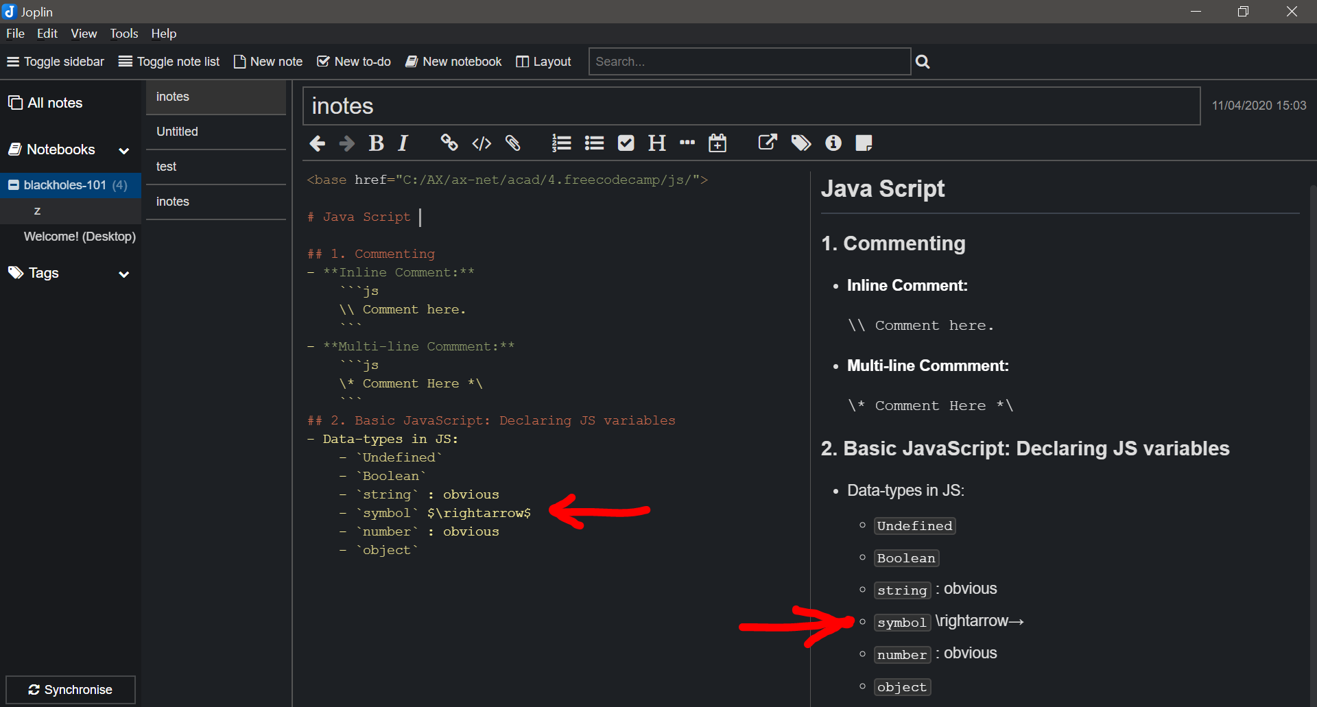 Full Text Search and Tag Break Katex Rendering In In-App Preview ...