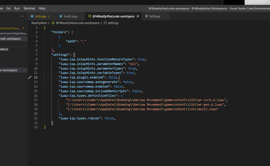 Support `%Appdata%` in paths · Issue #464 · JohnnyMorganz/luau-lsp · GitHub