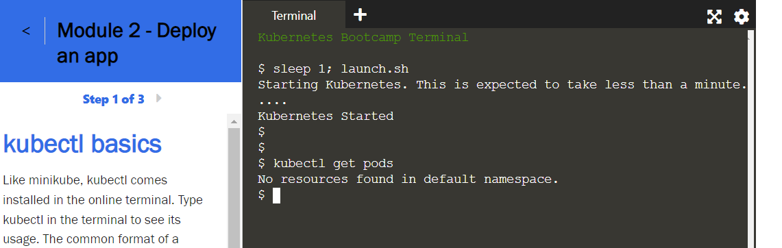 Interactive Tutorial - Deploying an App · Issue #37955 · kubernetes ...