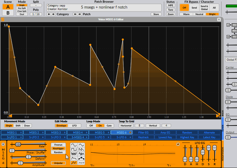 Preserve Last Written Envelope When Switching Between Envelope Lfo In Mseg Edit Mode · Issue