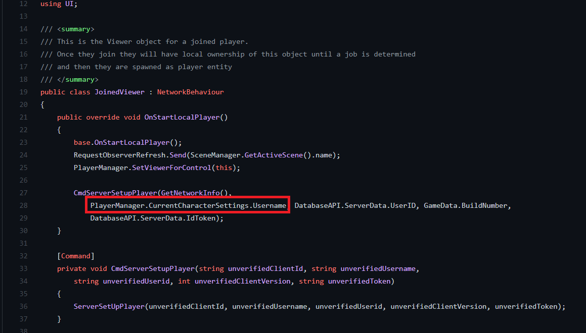 Null Username · Issue #7801 · unitystation/unitystation · GitHub