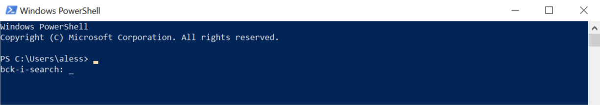 Powershell Not Accepting Ctrl R For Command History Search · Issue 350 · Microsoft Terminal