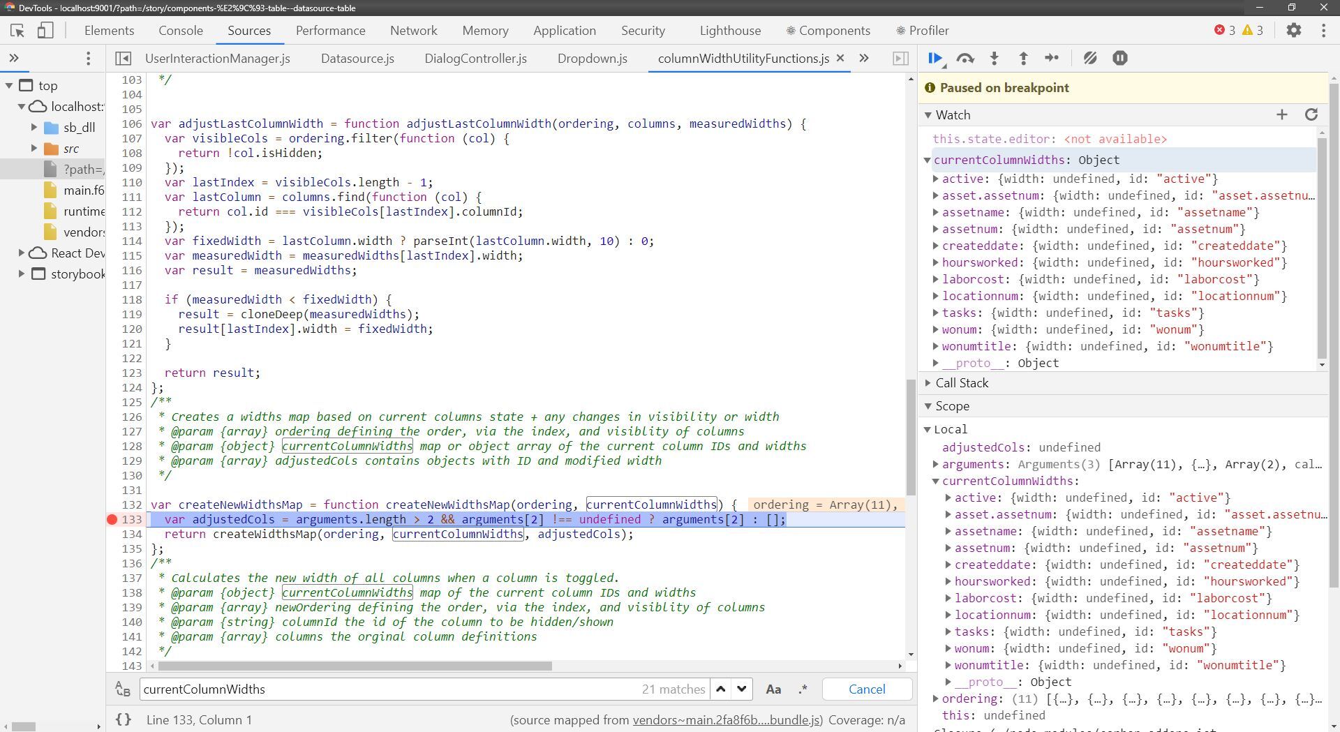 Table columns resizing is not working correctly · Issue #1358 · carbon-design-system/carbon ...