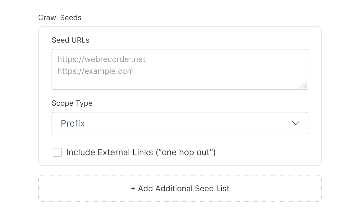 Additional Crawl Configuration Options · Issue #312 · webrecorder/browsertrix · GitHub