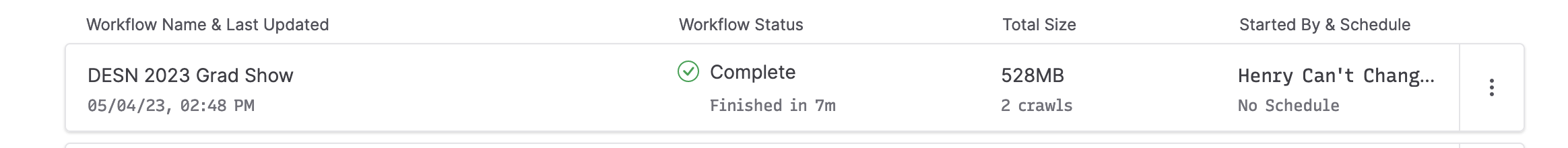 [Bug]: Total workflow size in Workflows list is incorrect · Issue #825 · webrecorder/browsertrix ...
