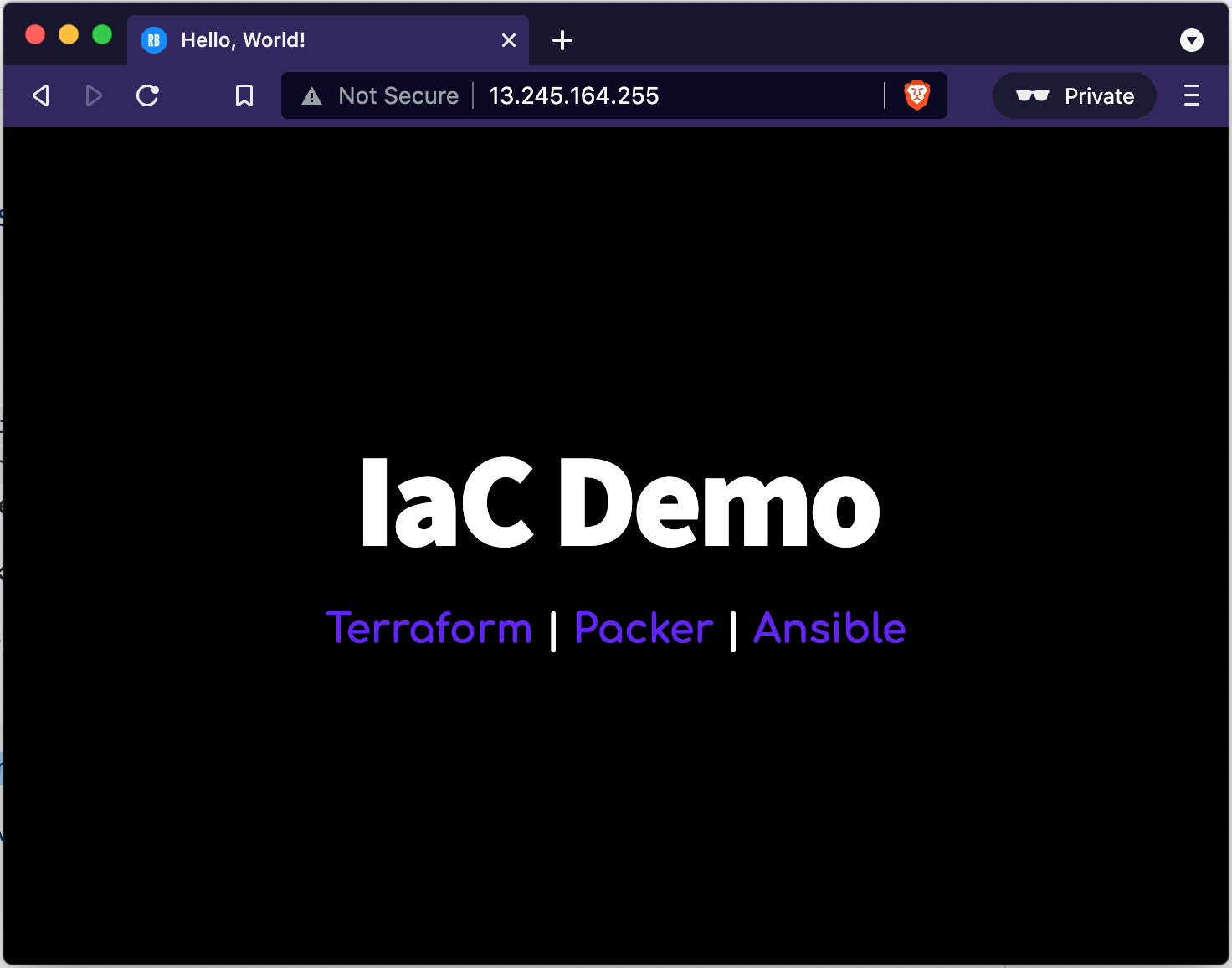 Github Ruanbekkerterraform Packer Ansible Nginx Basic Example Of Using Terraform Packer And