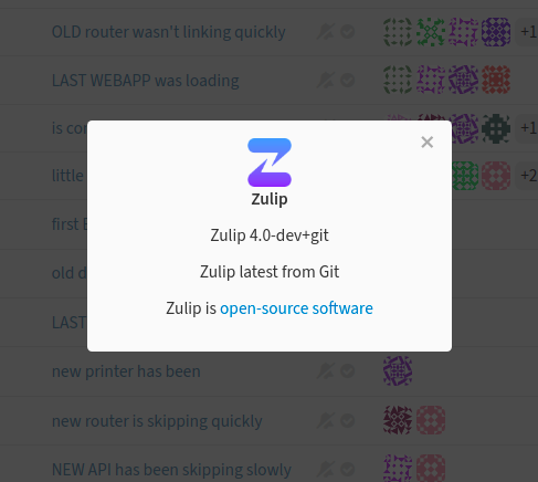 UI: Show Zulip Version in the app by Signior-X · Pull Request #17677 · zulip/zulip · GitHub