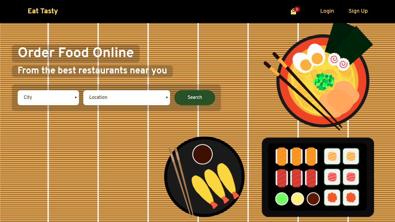 GitHub - zx0123/eat-tasty: Food ordering application created using React, Node.js, MongoDB and ...