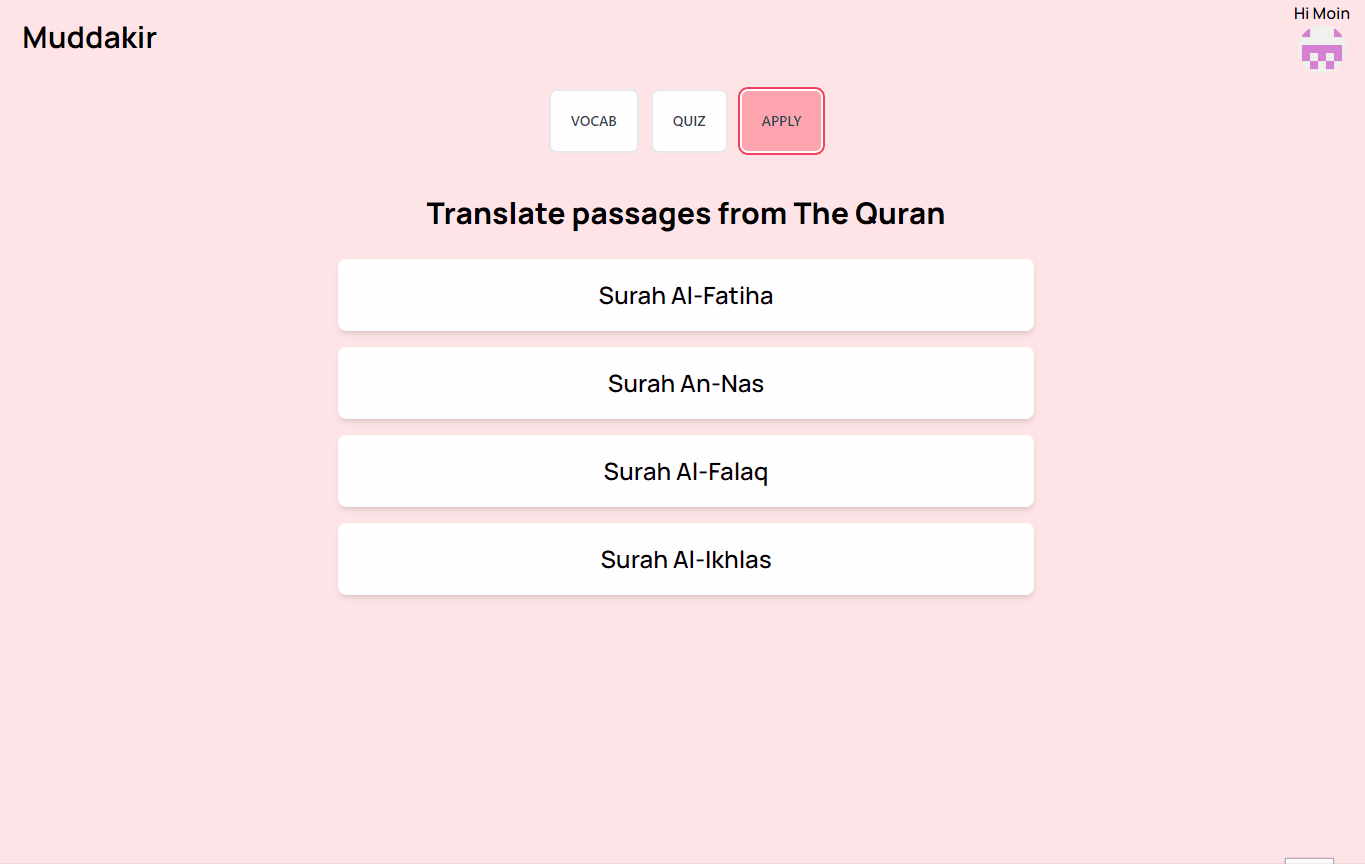 GitHub - moinbukhari/muddakir