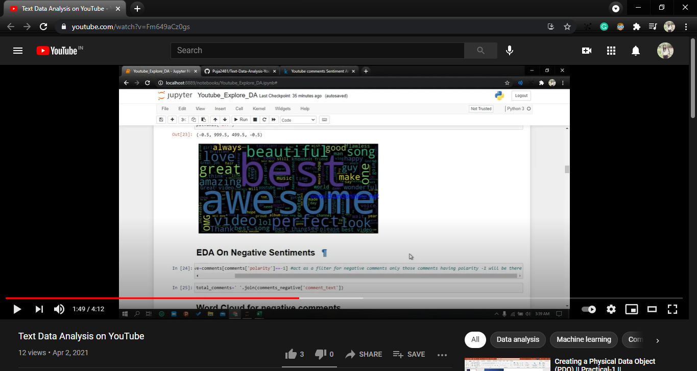 GitHub - Puja2481/Text-Data-Analysis-YouTube-dataset: It is a text data ...