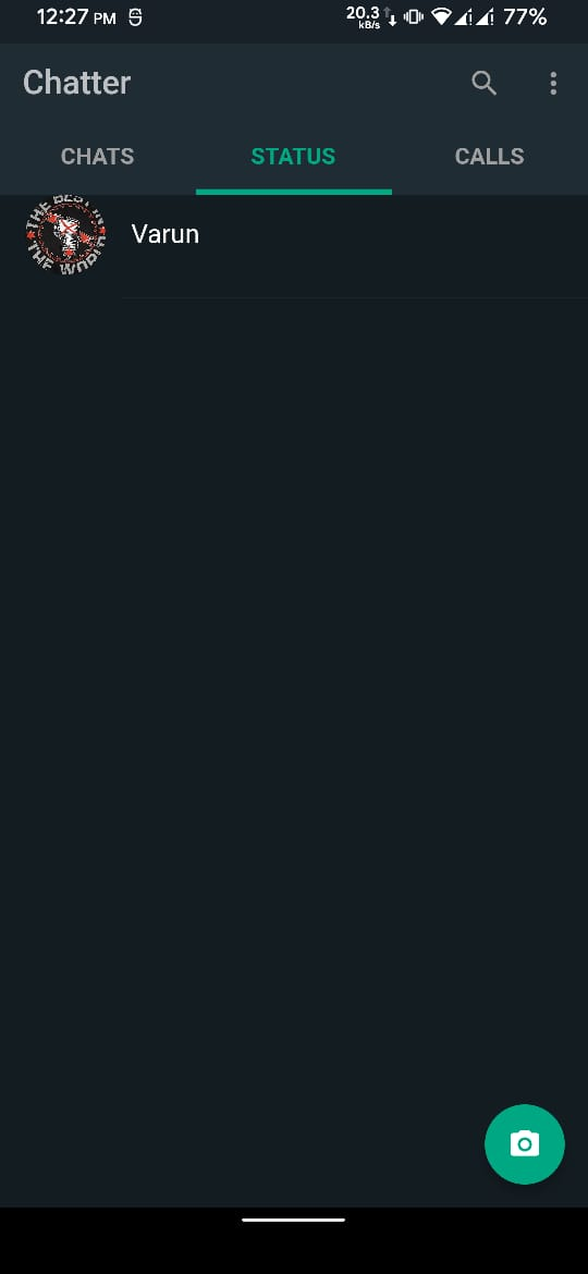 GitHub - VarunArora14/Chatter: Whatsapp Clone Flutter with great functionalities.