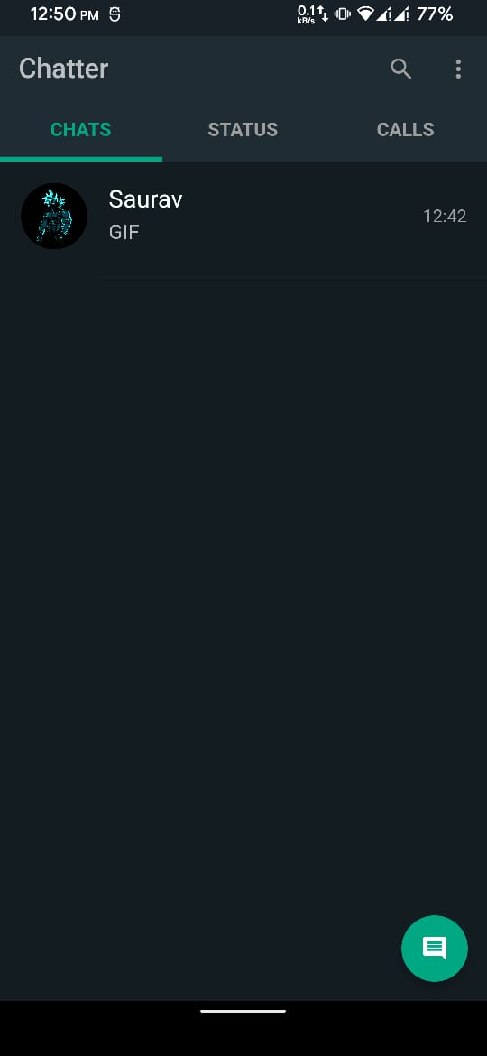 GitHub - VarunArora14/Chatter: Whatsapp Clone Flutter with great functionalities.