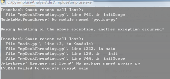 Pyinstaller Packaged Exe File Cant Find Package Pyvisa Py · Issue 479 · Pyvisa Pyvisa · Github