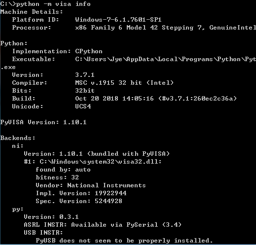 Pyinstaller Packaged Exe File Can T Find Package Pyvisa Py · Issue 479
