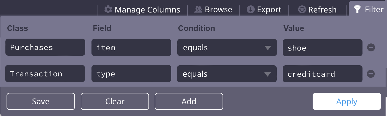 Add Relational Filter Conditions · Issue 2496 · Parse Community Parse Dashboard · Github