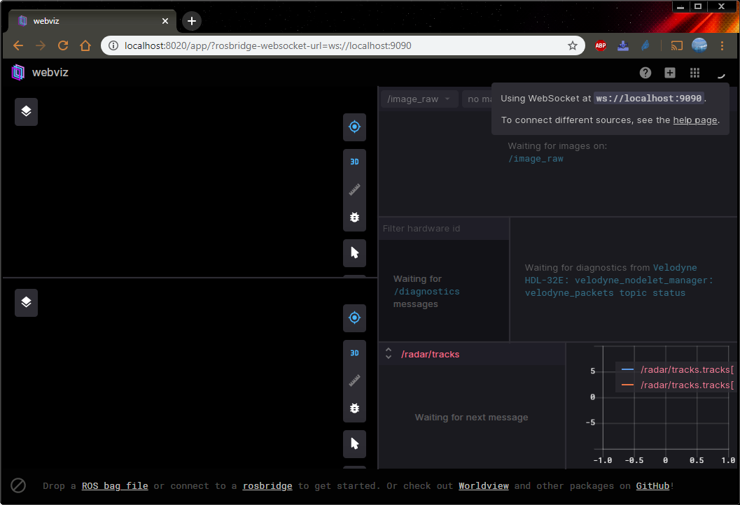 no websocket connection is made for rosbridge · Issue #347 · cruise-automation/webviz · GitHub