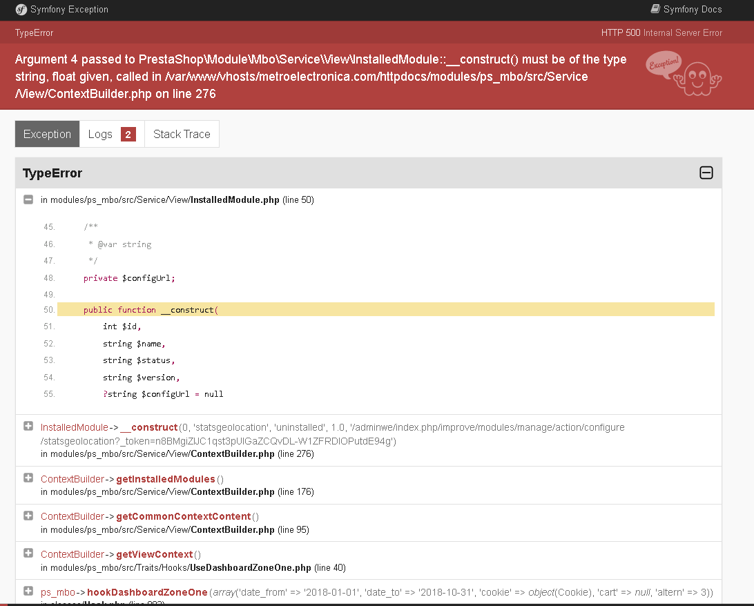 Errors after installing · Issue #541 · PrestaShopCorp/ps_mbo · GitHub