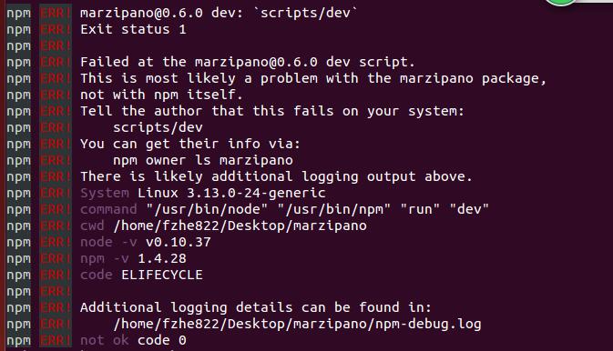 npm run dev problem · Issue #125 · google/marzipano · GitHub