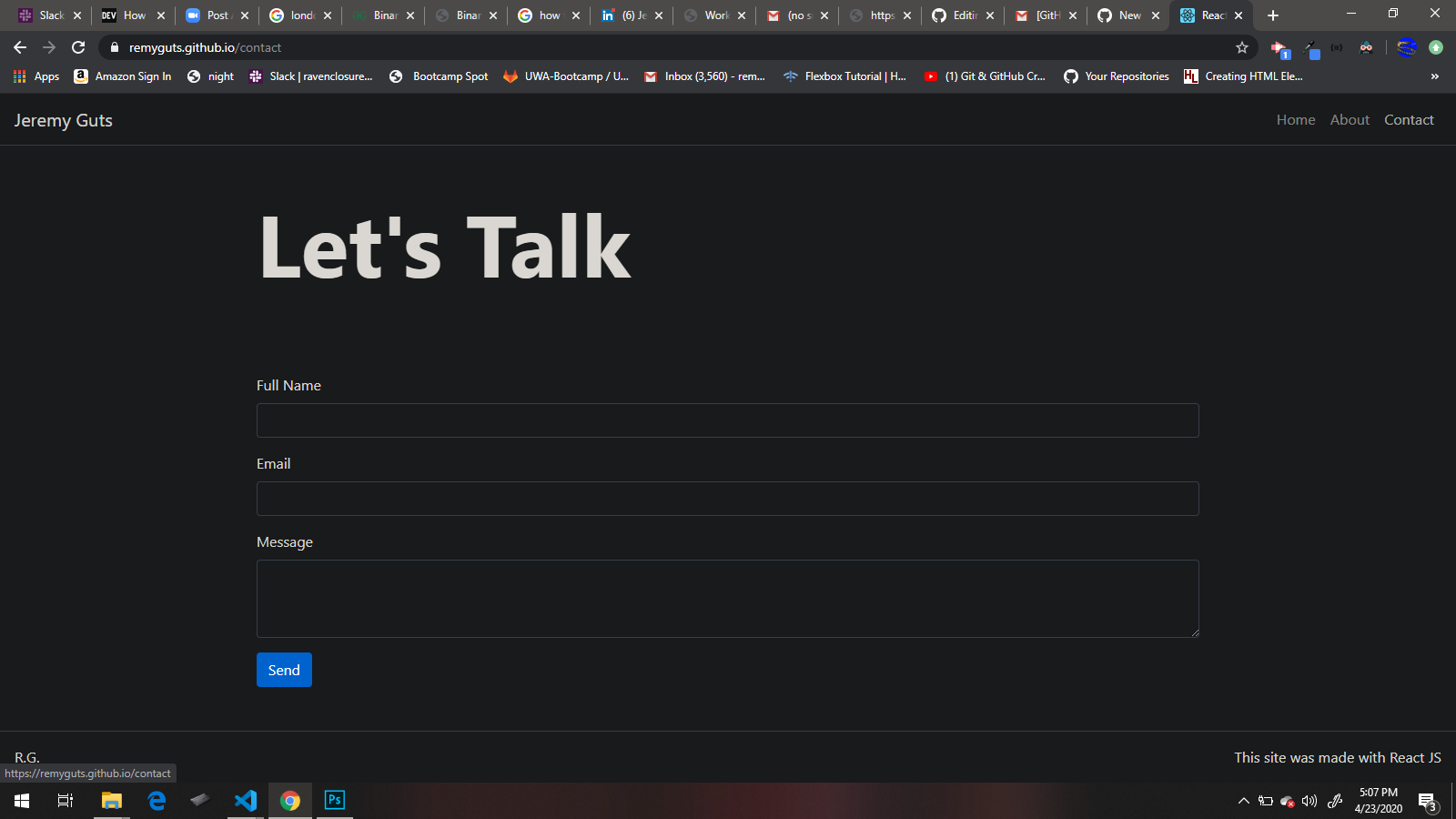 GitHub - remyguts/portfolio-react