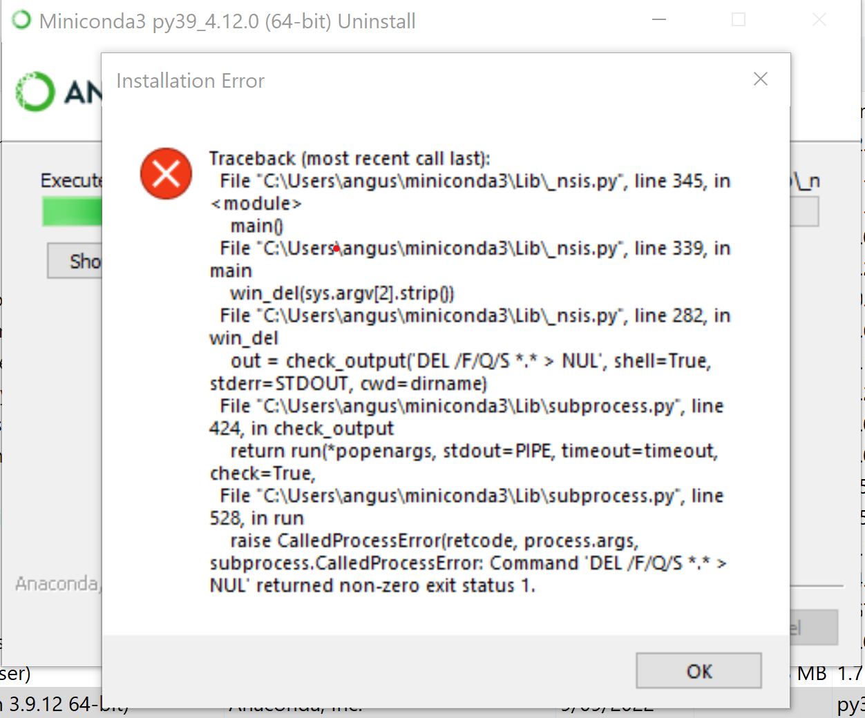 Uninstall Fails To Remove Command Line Integration Leaving Broken